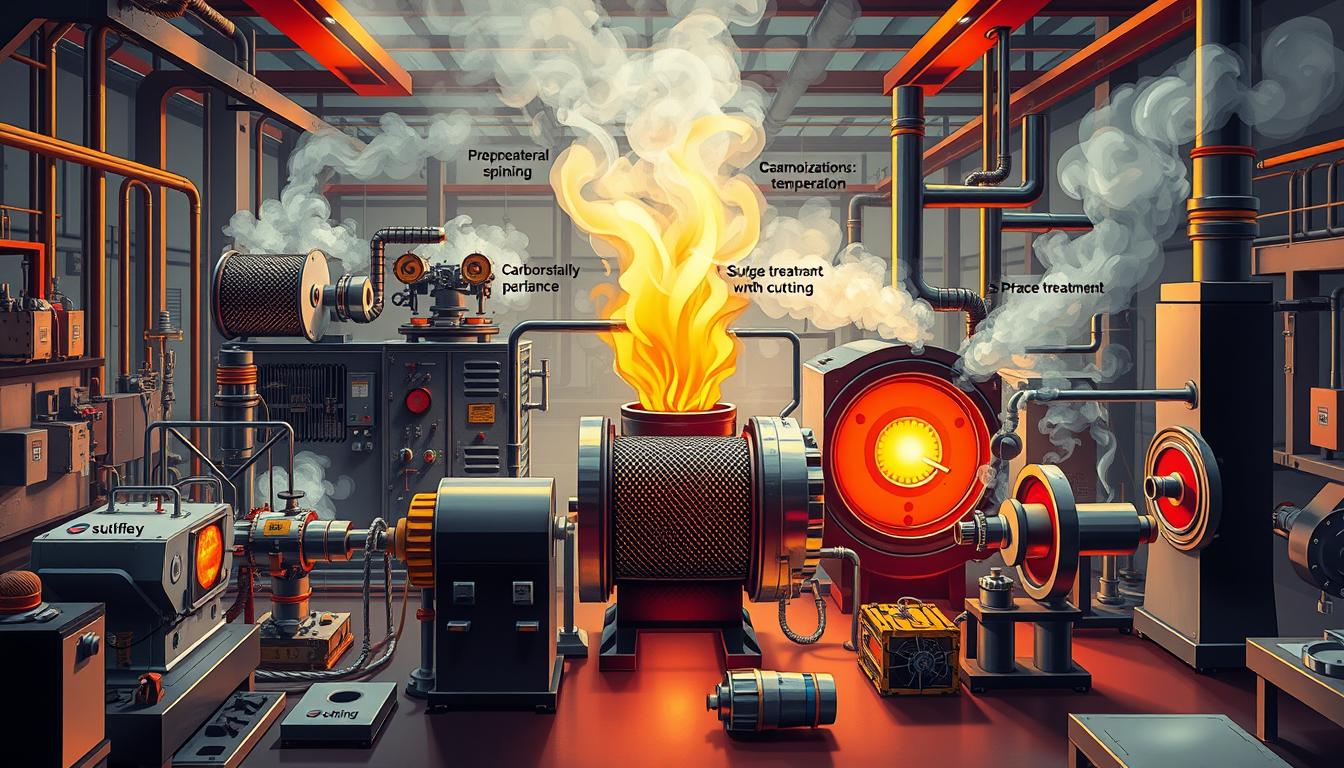 Carbon fiber production process - IMPACT MATERIALS